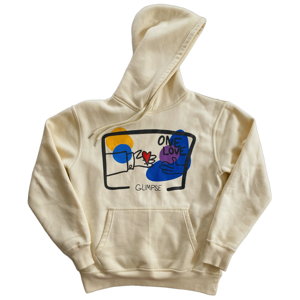 "ONE LOVE" Hoodie – Glimpse Streetwear